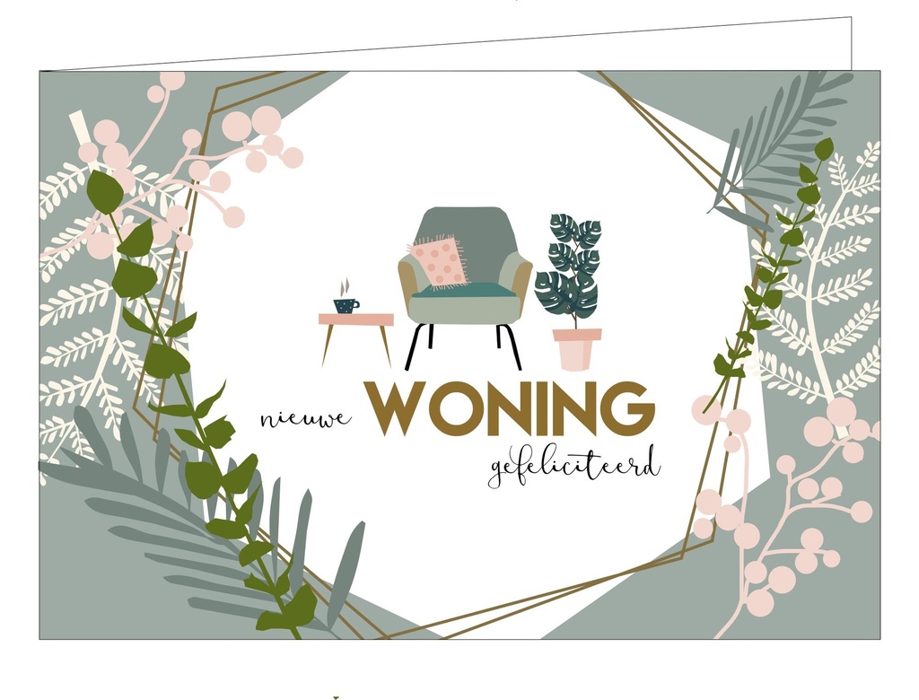 Nieuwe woning...gefeliciteerd | Mailboxcards